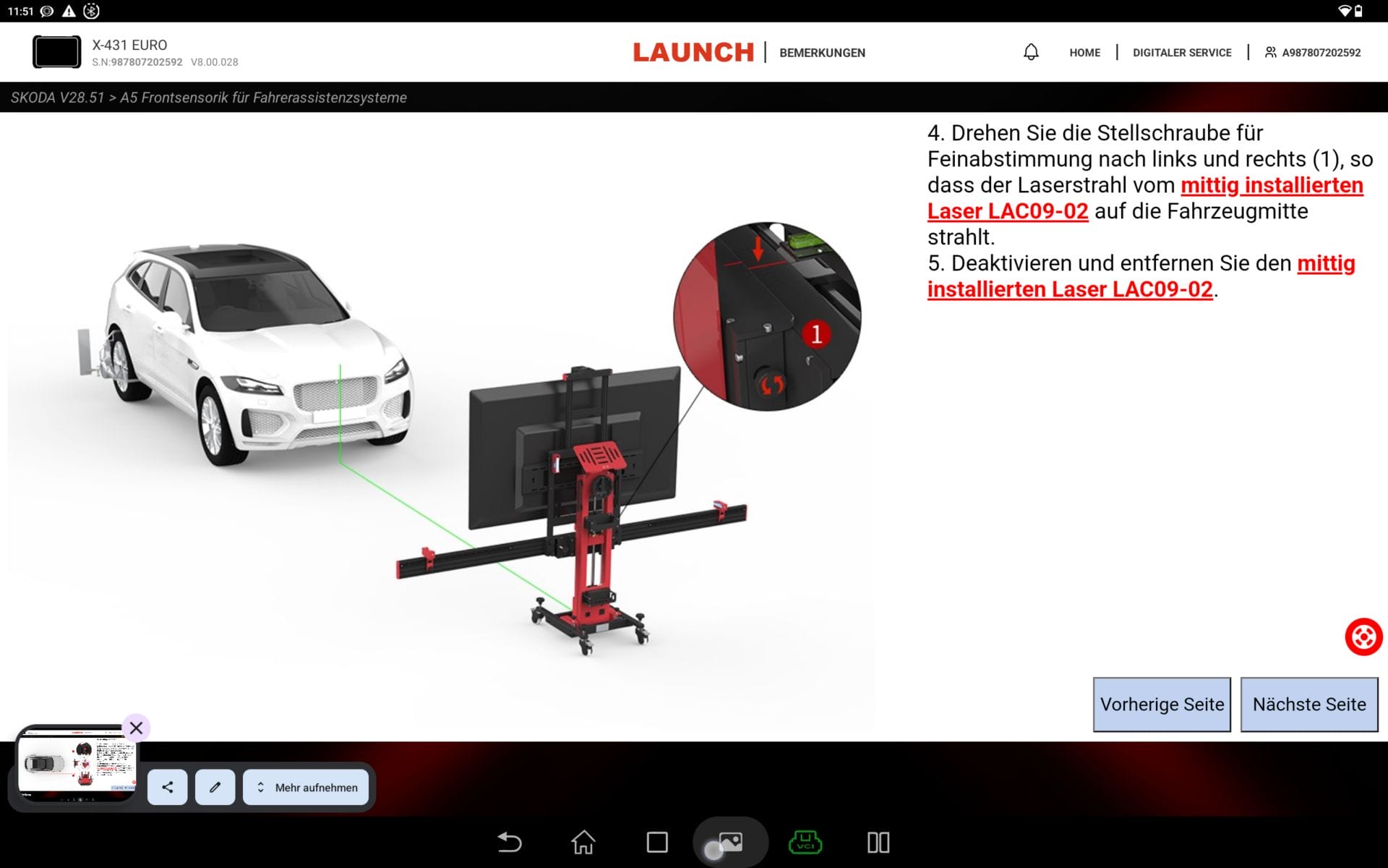 X-431 ADAS PRO+ V2 – Professionelles ADAS-Kalibriersystem